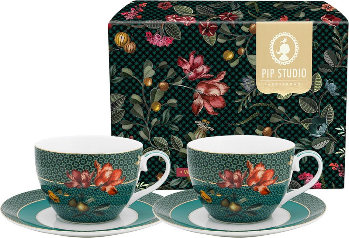 PIP STUDIO ΣΕΤ2 ΦΛΙΤΖΑΝΙΑ ΤΣΑΓΙΟΥ ΠΟΡΣΕΛΑΝΗΣ WINTER WONDERLAND 280ML ...