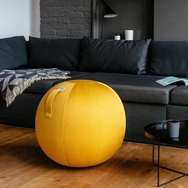 Vluv - Seating Ball Leiv 55cm Mustard - Παπαχατζής Home